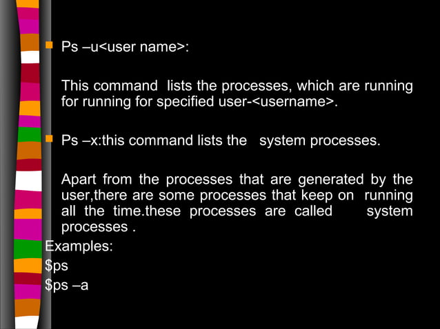 Linux commands part3 | PPT
