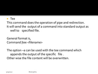 Linux commands part4 | PPTX | Operating Systems | Computer Software and Applications
