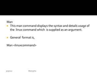 Linux commands part4 | PPTX | Operating Systems | Computer Software and Applications