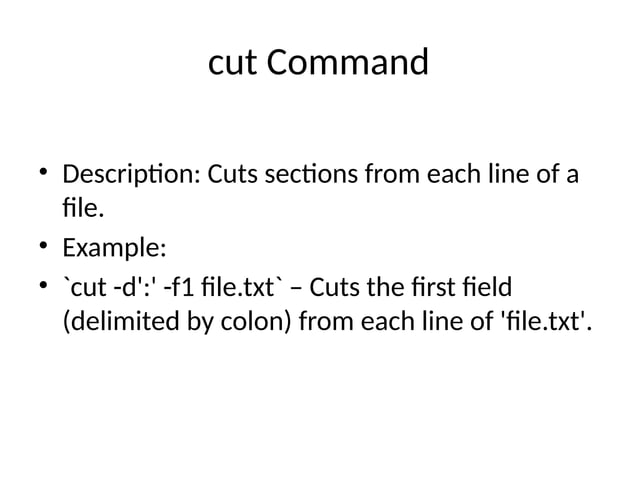 Linux commands presentation topic discrete structure.ppt