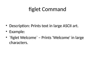 Linux commands presentation topic discrete structure.ppt