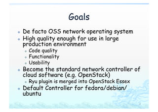 Ryu: network operating system | PPT