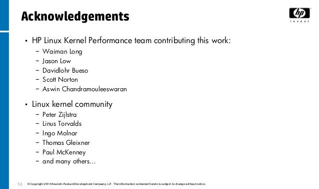 An Overview of [Linux] Kernel Lock Improvements -- Linuxcon NA 2014