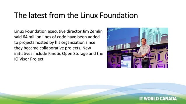 LinuxCon 2015: A recap in 8 images | PPT | Free Download