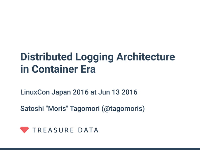 Distributed Logging Architecture in Container Era | PDF | Databases | Computer Software and ...