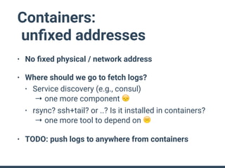 Distributed Logging Architecture in Container Era | PDF | Databases | Computer Software and ...