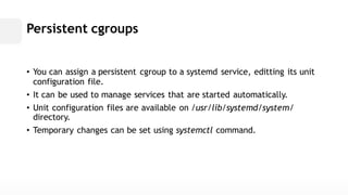 Linux cgroups and namespaces | PDF