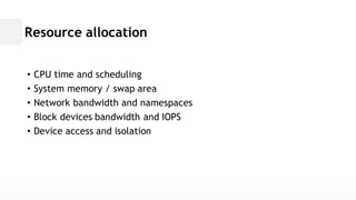 Linux cgroups and namespaces | PDF