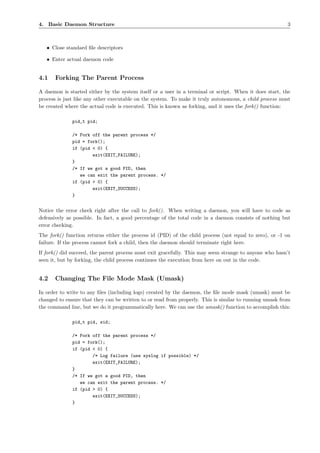 Linux Daemon Writting | PDF | Operating Systems | Computer Software and Applications