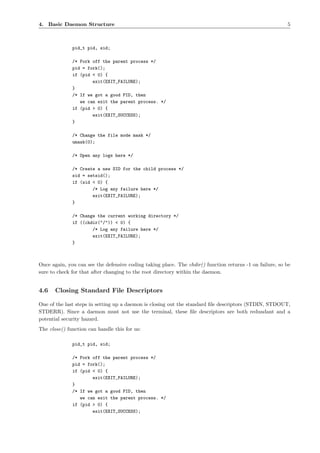 Linux Daemon Writting | PDF | Operating Systems | Computer Software and Applications