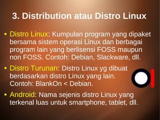 Linux dan open source di dunia pendidikan | PPT
