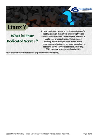 Harness the Power of Linux Dedicated Servers | PDF