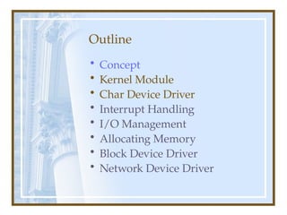 Linux Device Driver for Writing a real world driver for embedded Linux ...