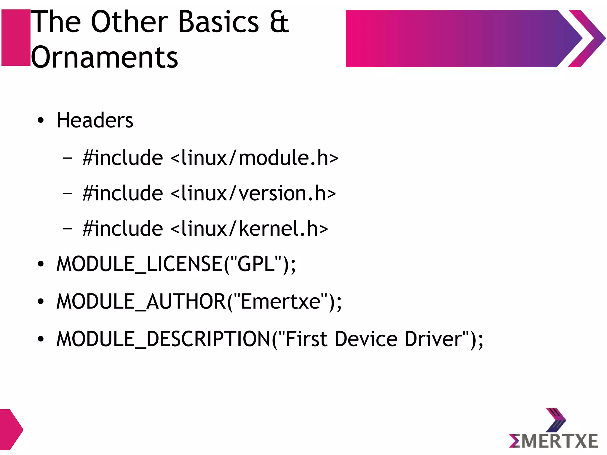 Linux device drivers | PDF