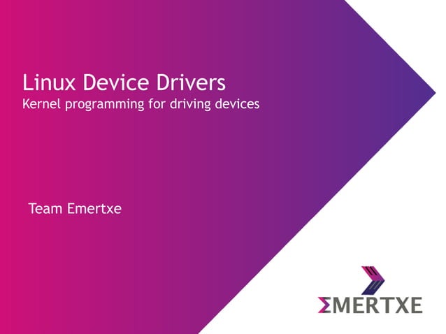 Linux device drivers | PDF