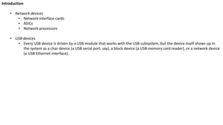 Linux device drivers | PPTX