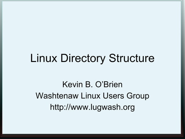 Linux Directory Structure | PDF | Operating Systems | Computer Software and Applications