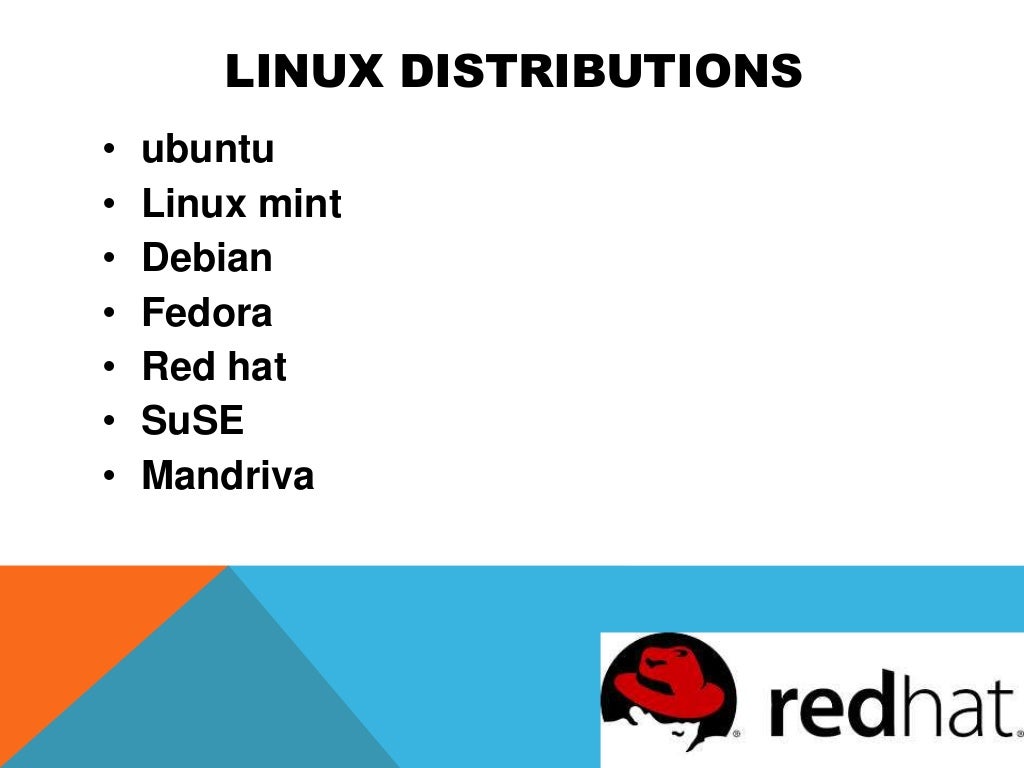 Linux distributions