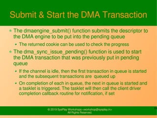 Linux DMA Engine | PDF