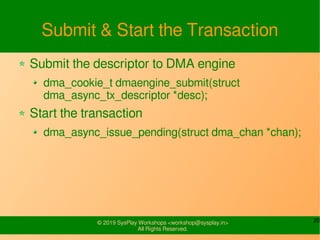 Linux DMA Engine | PDF