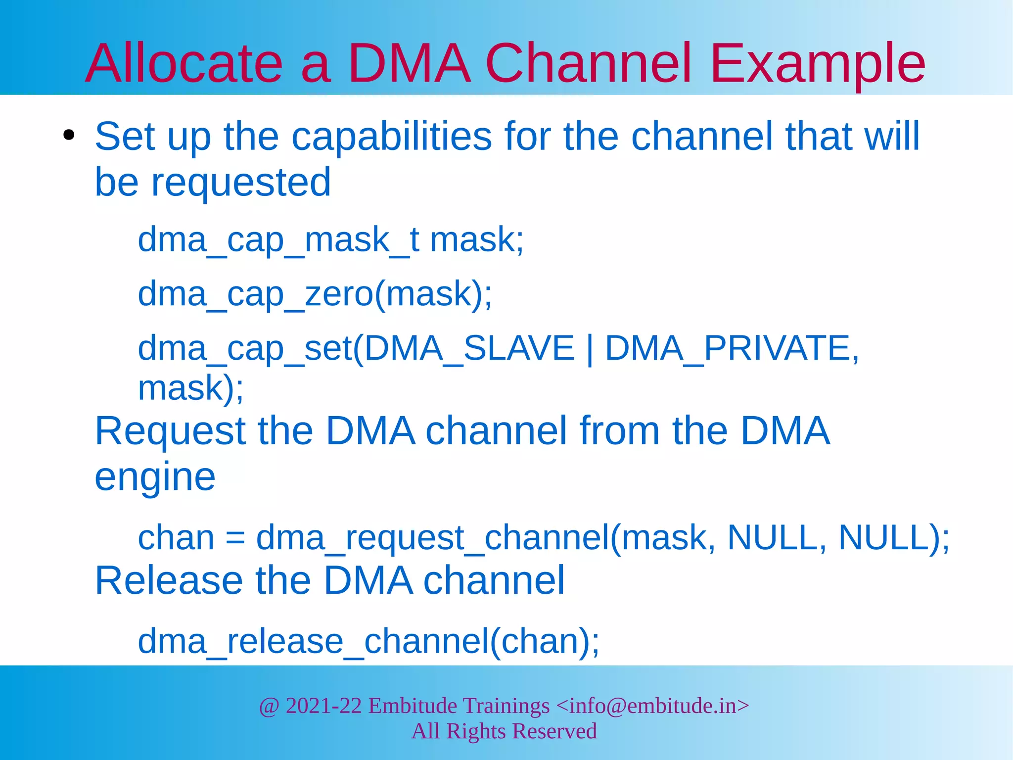 Linux dma engine | PPT