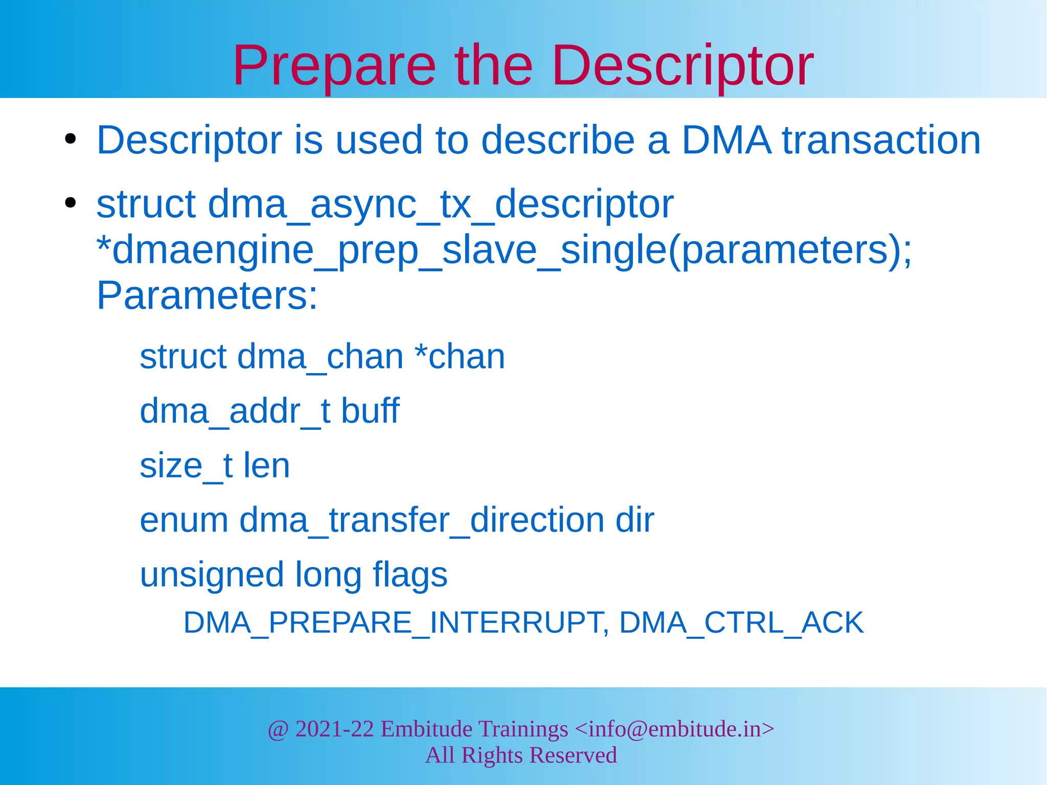 Linux dma engine | PPT
