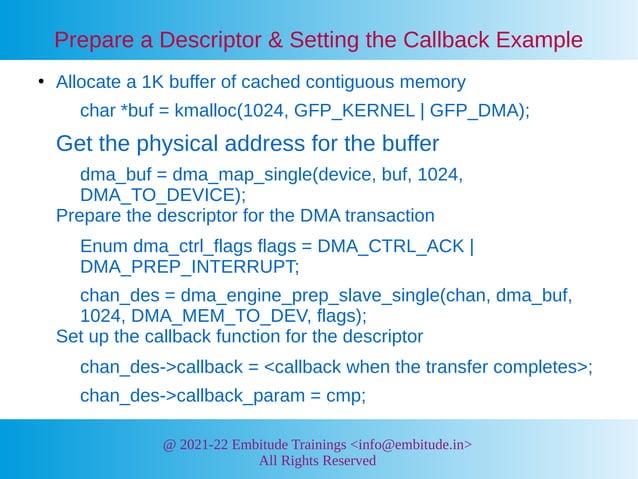 Linux dma engine | PPT