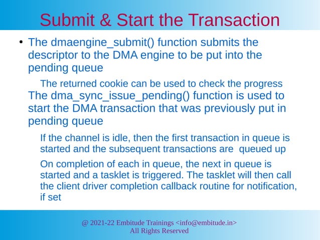 Linux dma engine | PPT