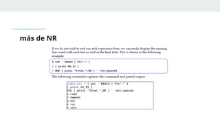 Linux Essentials - AWK_v2, introduccion, ejemplos | PPTX