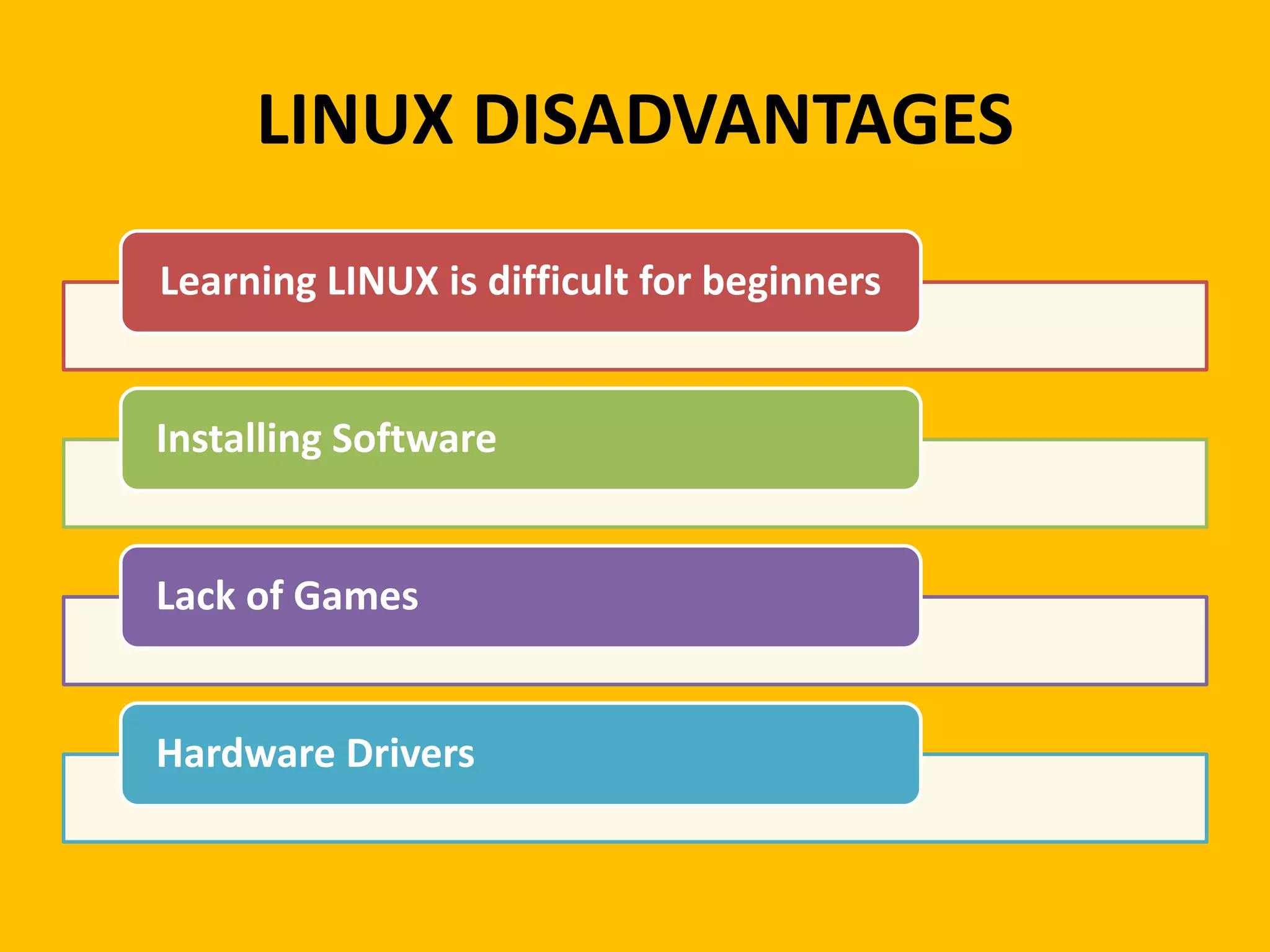 Linux Advantages and Disadvantages | PPT