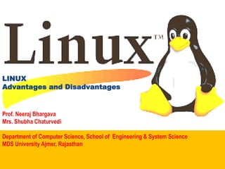 Linux Advantages and Disadvantages | PPT