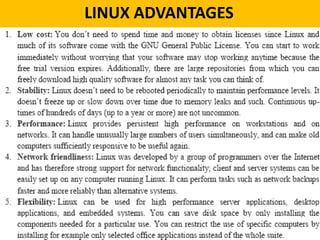 Linux Advantages and Disadvantages | PPT