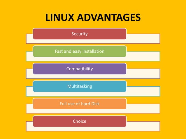 Linux Advantages And Disadvantages Ppt