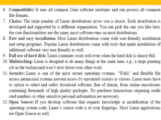 Linux Advantages and Disadvantages | PPT