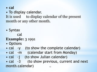Linux file commands | PPTX | Operating Systems | Computer Software and Applications