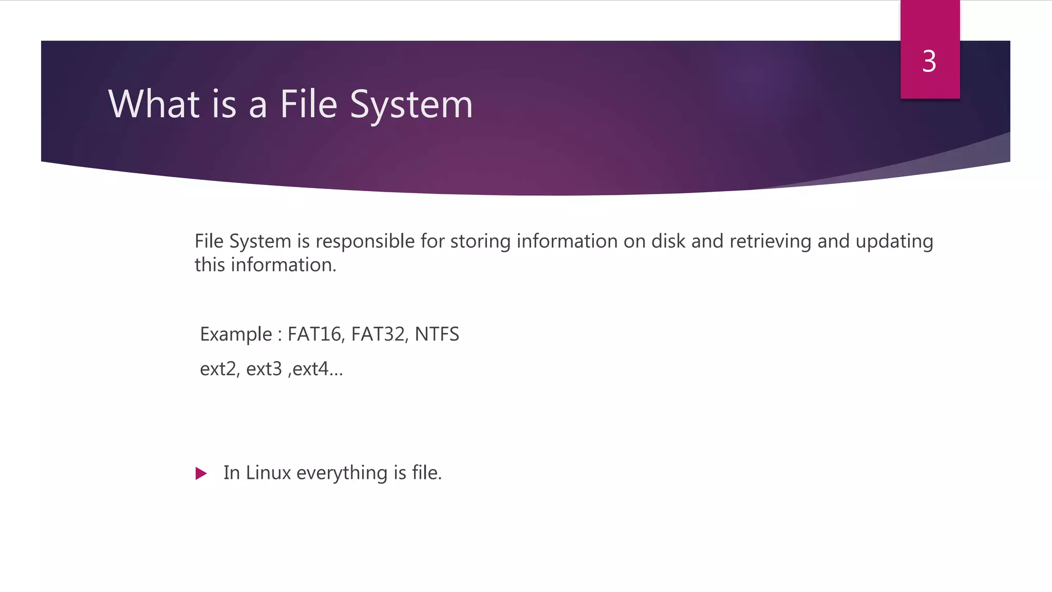 Linux file system | PPTX