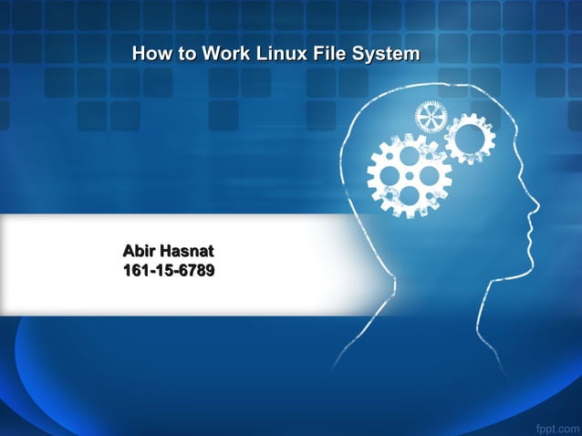 Linux file system | PPT