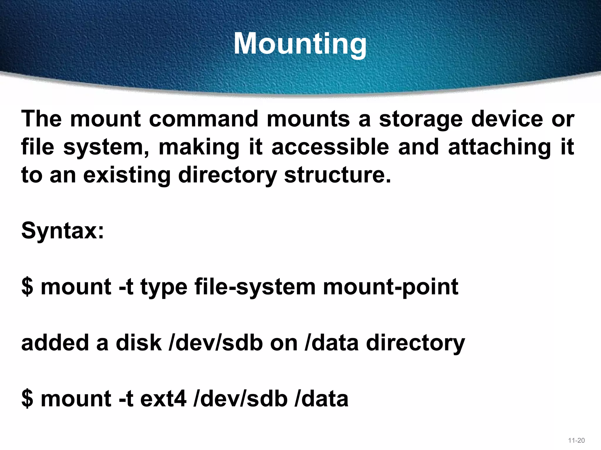 Linux file system | PPT