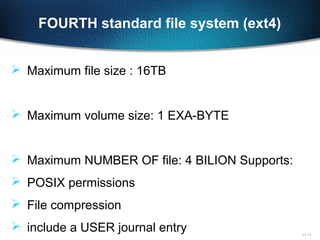 Linux file system | PPT