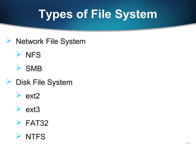 Linux File System Ppt Operating Systems Computer Software And