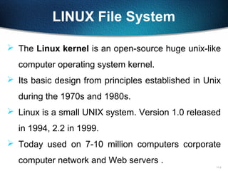 Linux file system | PPT