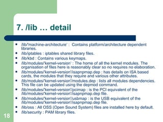 Linux filesystemhierarchy | PPT