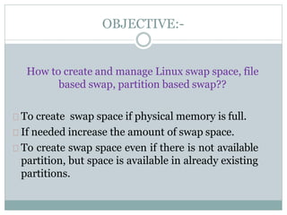 swap process in red hat linux 7 | PPTX | Data Storage and Warehousing ...
