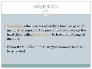 swap process in red hat linux 7 | PPTX | Data Storage and Warehousing ...