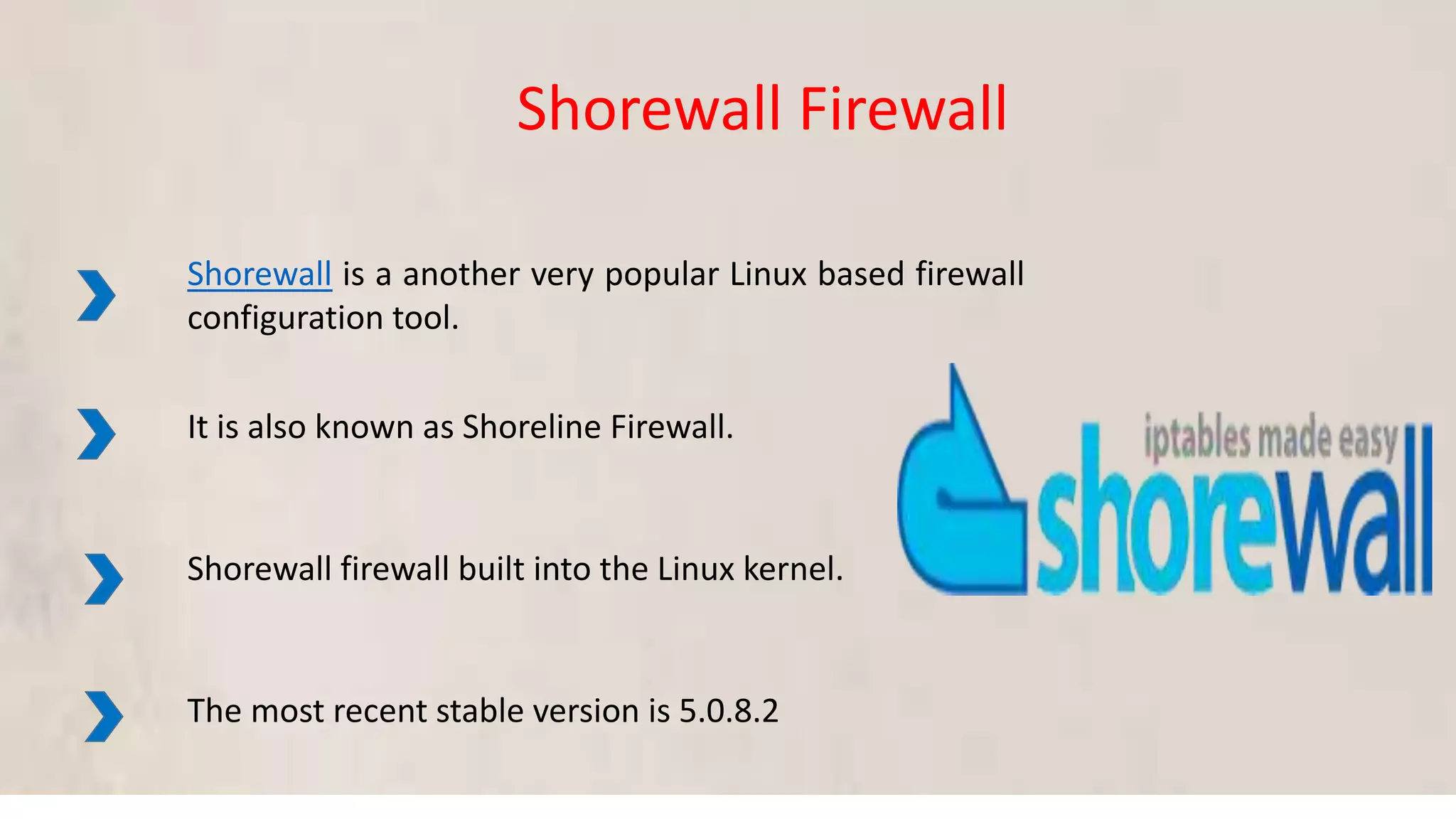 The Perfect Linux Security Firewalls | PPTX