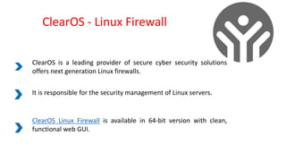 The Perfect Linux Security Firewalls | PPTX