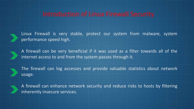 The Perfect Linux Security Firewalls | PPT