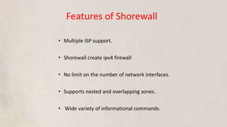 The Perfect Linux Security Firewalls | PPTX