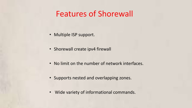 The Perfect Linux Security Firewalls | PPT