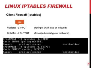 Linux firewall | PDF